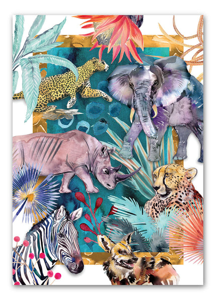 Big Five A4 Art Print – Sharon B Design